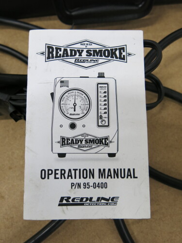 Redline Ready Smoke Leak Detection Machine, P/N 95-0400. Comes with ...