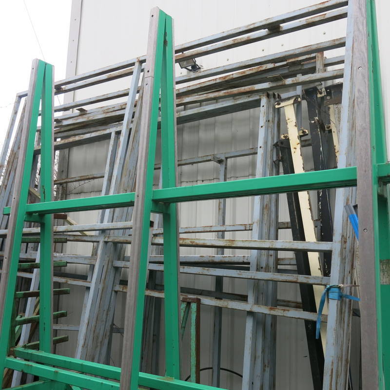 Mobile Glass Double Sided Glass Storage/Transportation Rack with ...