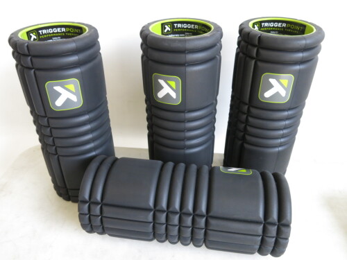 4 x Trigger Point Performance Therapy Foam Rollers.