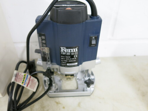 Ferm Router, Model FBF-8E. Comes in Original Box & Appears New.