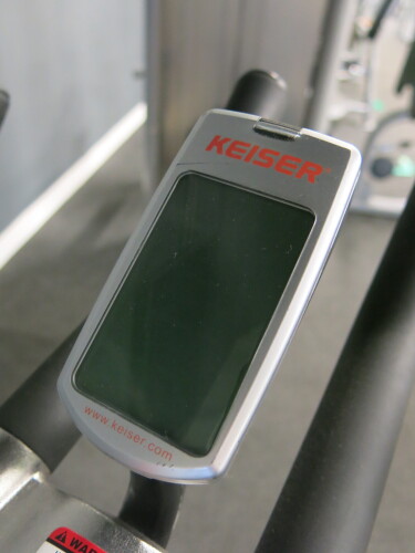 Keiser M3 Indoor Spin Bike. NOTE: trip reader/display unable to power ...