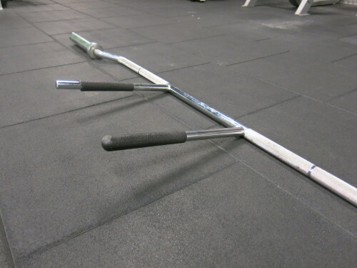 Jordan 21kg Safety Squat Bar with Pair of End Clips.
