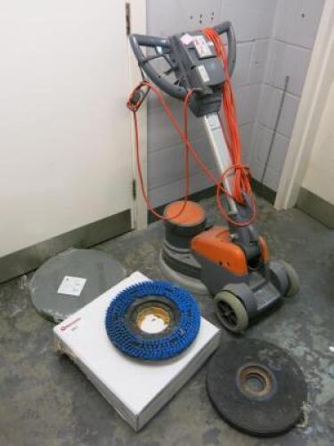 Taski Ergodisc 238, Model 38LSL Floor Scrubber with 17 Pads & Floor ...