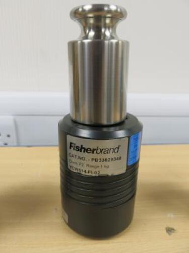 5 x Calibration Weights to Include: 3 x Fisherbrand 1kg,500g,200g & 2 x ...