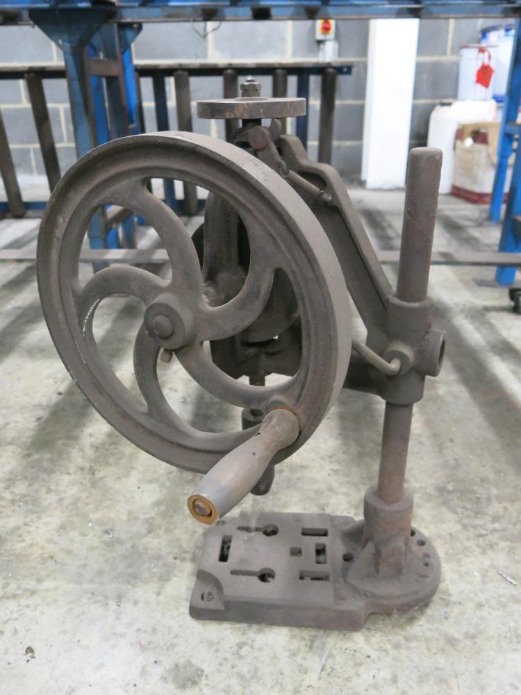 Vintage Bradson No 5 Manual Pillar Drill.