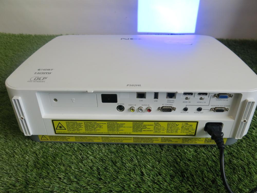 NEC DLP Projector, Model P502HL with Remote. Comes with Genuine Peli ...