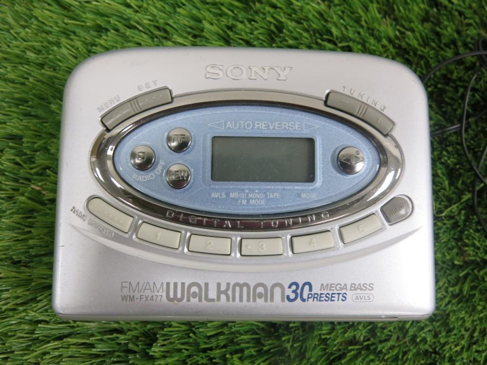 LOT WITHDRAWN: Sony Walkman, Model WM-FX477 & Alienware Headphones.