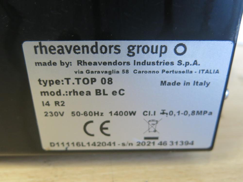 Rheavendors Group Coffee Vending Machine, Type T.Top 08, Model Rhea BL ...