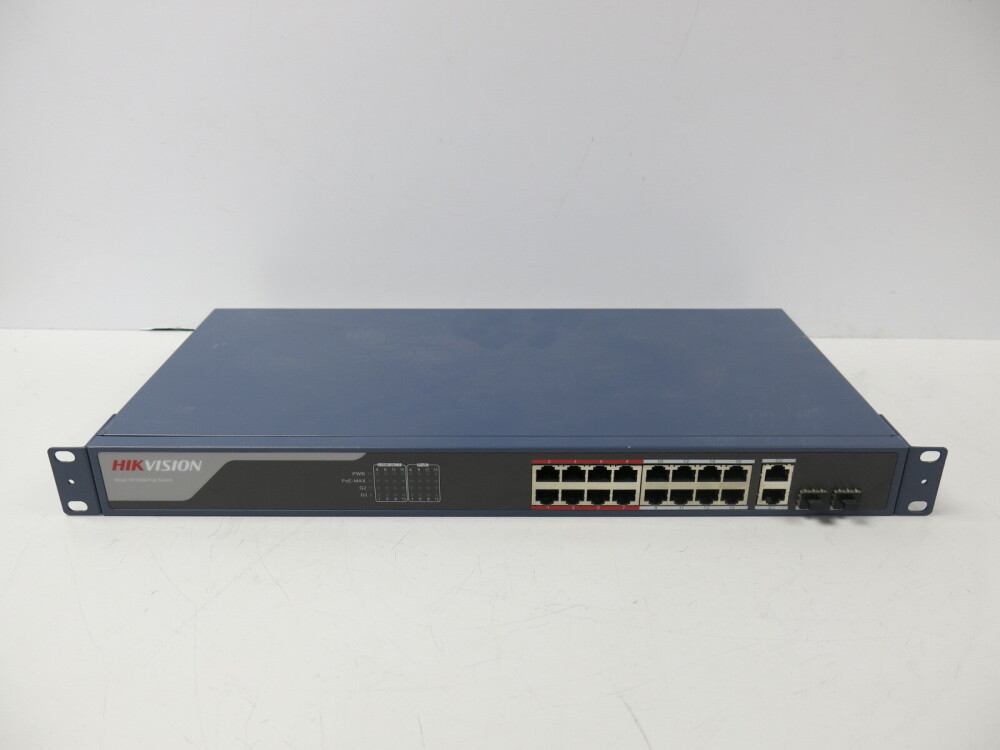 HK Vision Ethernet Switch. Model DS-3E1318P-EI.