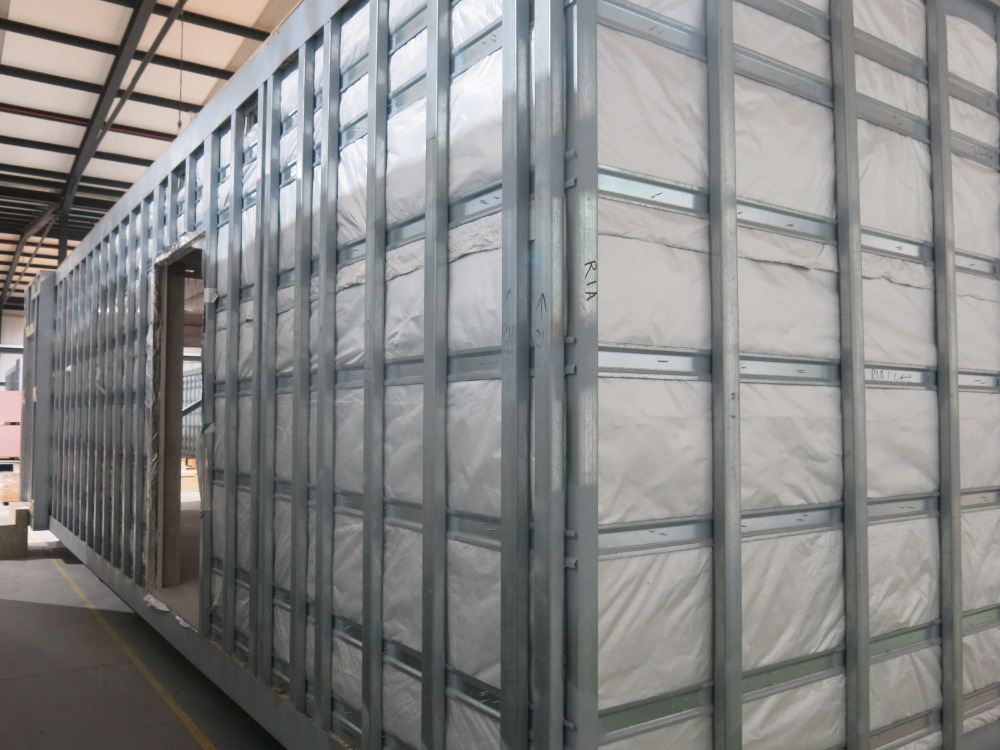 11.2m x 3.9m - Galvanised Steel Carcass, Part Finished Modular Building ...