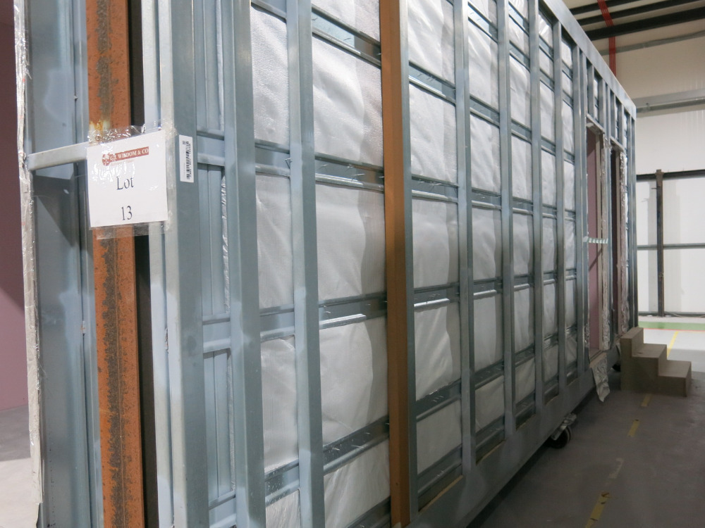 7.5m x 3.3m - Galvanised Steel Carcass, Part Finished Modular Building ...