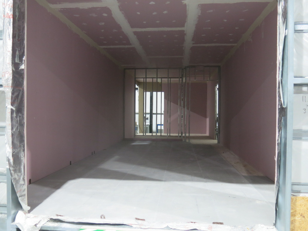 11.2m x 3.9m - Galvanised Steel Carcass, Part Finished Modular Building ...