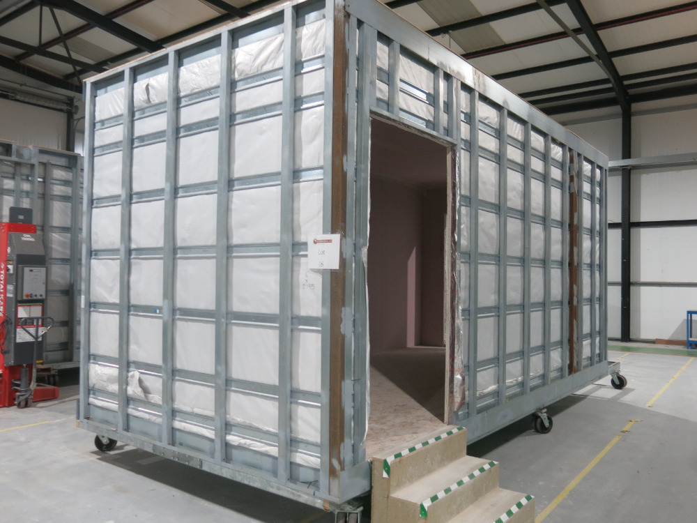 6m x 2.95m - Galvanised Steel Carcass, Part Finished Modular Building ...