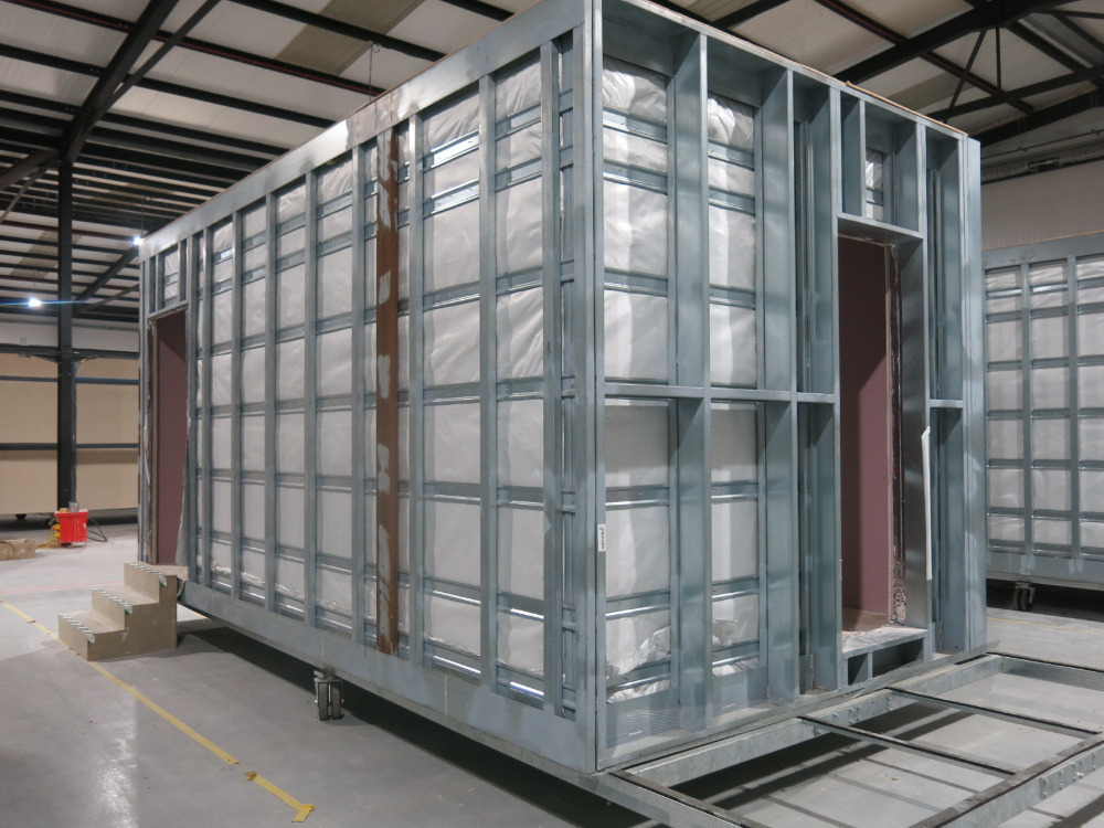 6m x 2.95m - Galvanised Steel Carcass, Part Finished Modular Building ...