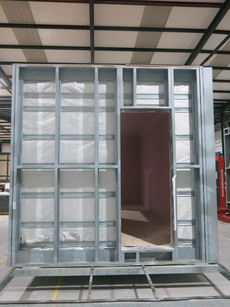 6m x 2.95m - Galvanised Steel Carcass, Part Finished Modular Building ...