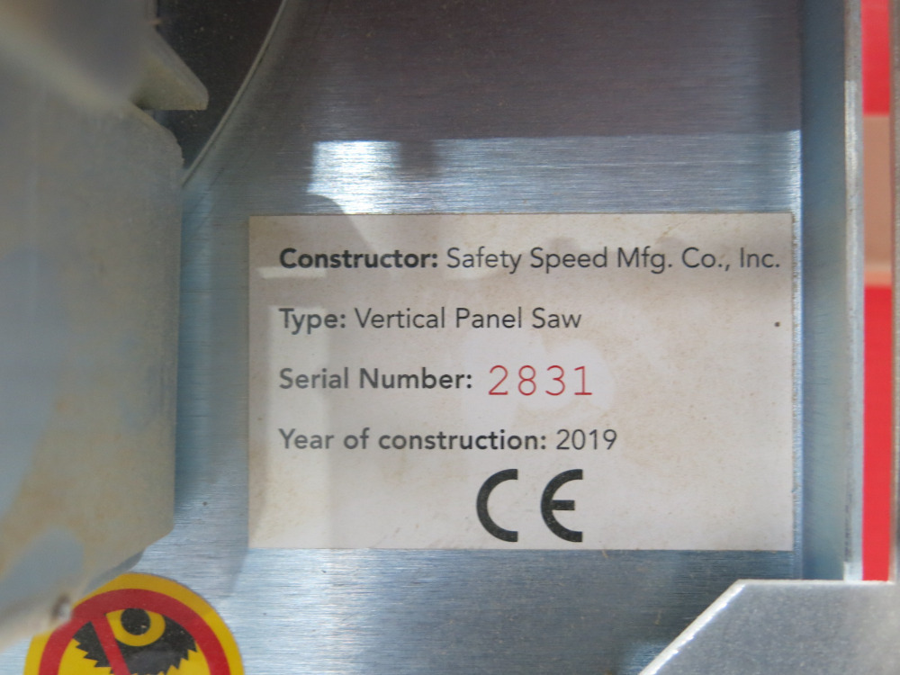 Safety Speed MFG Vertical Panel Saw with Milwaukee 210mm Saw, DOM 2019 ...
