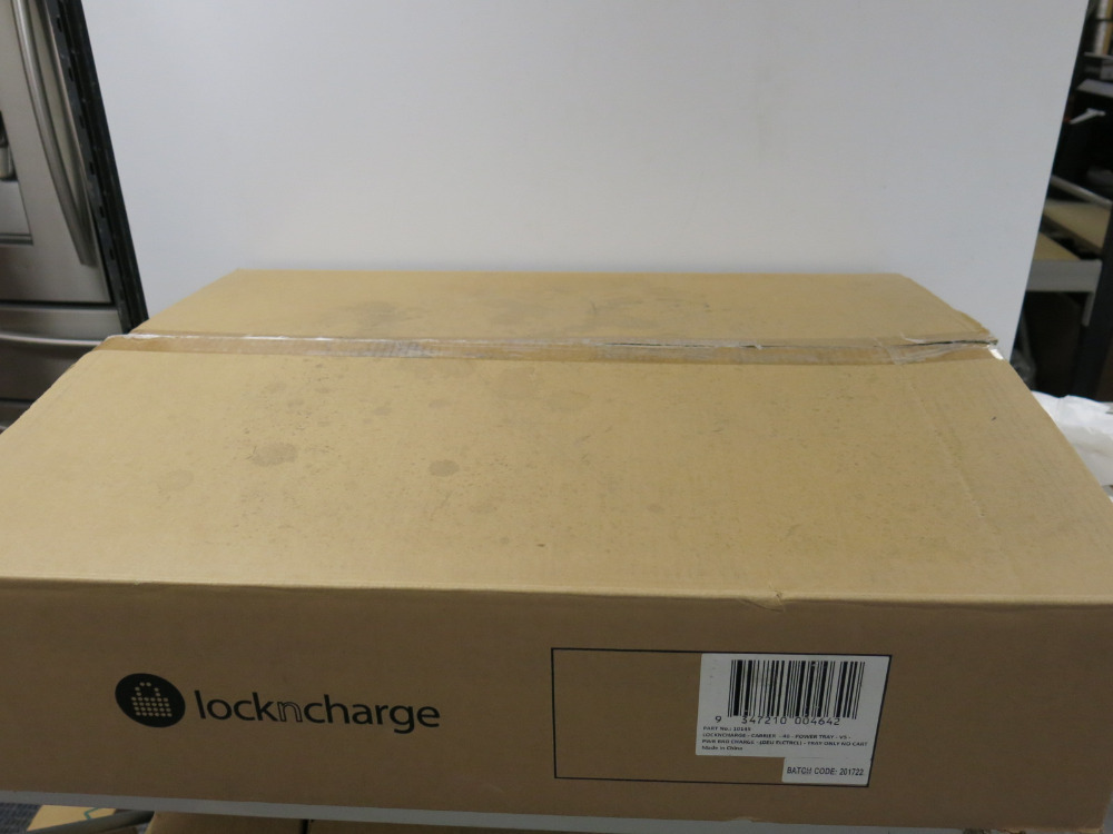 Boxed/New Lockncharge Eco Safe Charge/Carrier 40 Socket Power Tray.