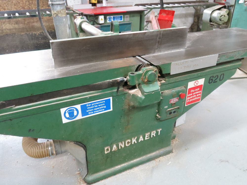 Danckaert Type ZTF 20 Long Bed Surface Planer, S/N 302, 3 Phase with ...