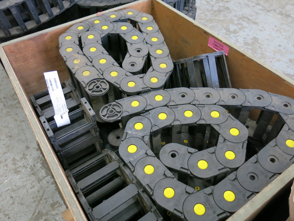 6 x Pallets Containing a Large Quantity of Assorted Size Plastic Cable ...