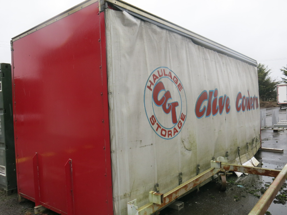 Curtain Side 7.5T Lorry Frame with Barn Doors. Comes with Contents of ...