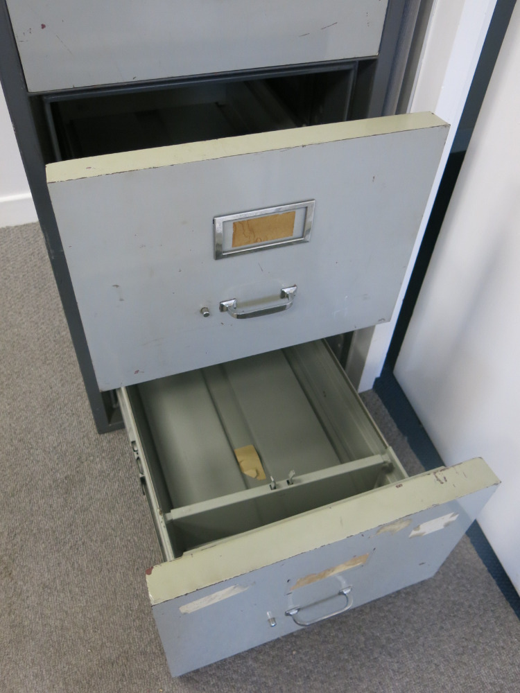 Chubb Fire Tested 4 Draw Filing Cabinet.