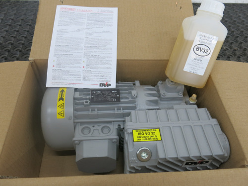 DVP ICME Vacuum Pump, Model TPE 80/A2 Trop. New in Box.