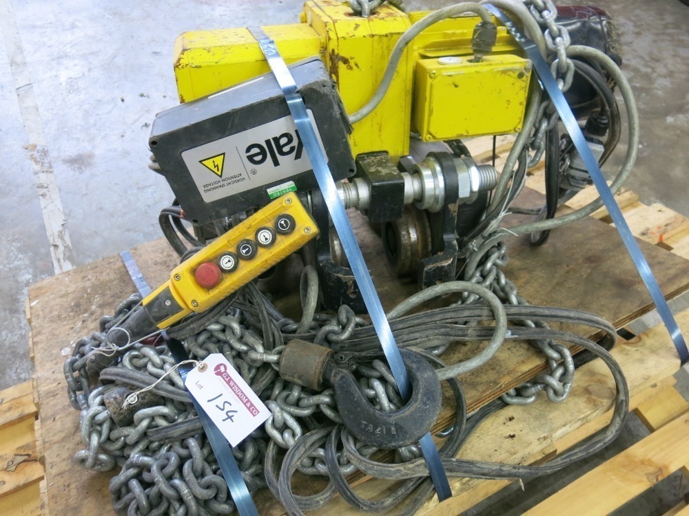 Yale 5T Overhead Gantry Runner with 2000kg Electric Hoist....