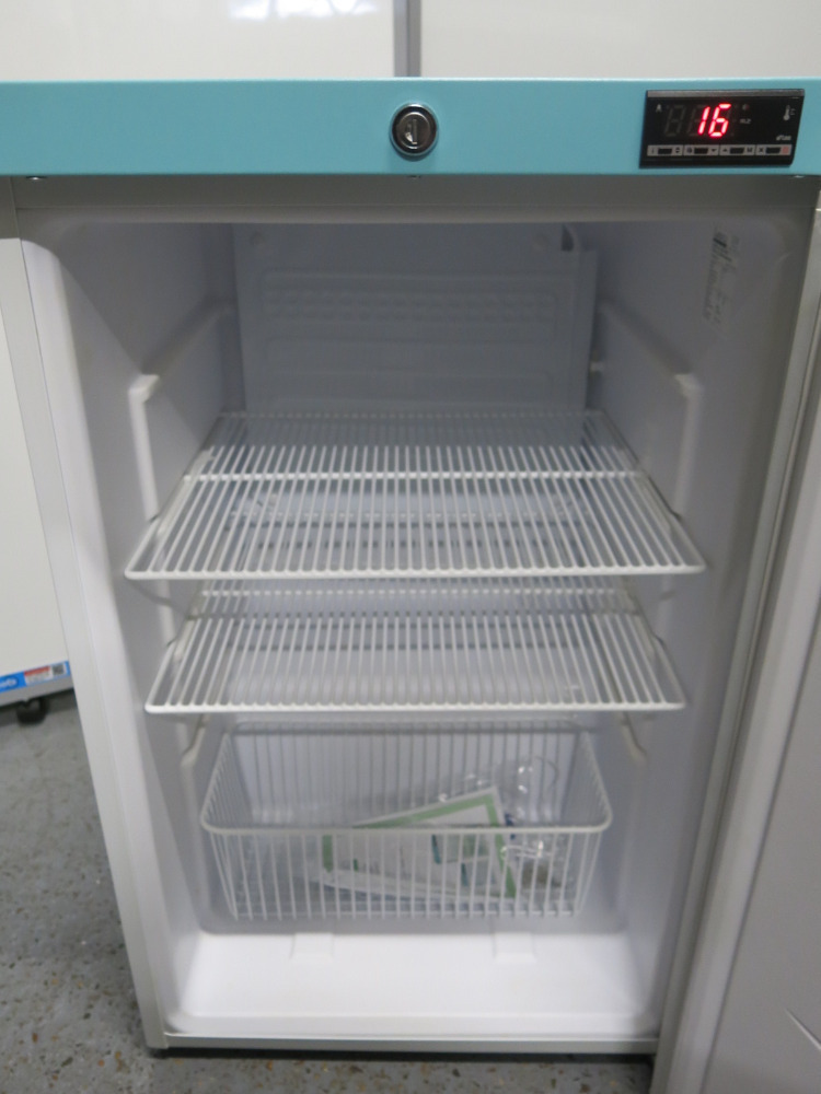 LEC Medical Model LSFSR107UK Lockable Refrigerator, No Key, S/N ...
