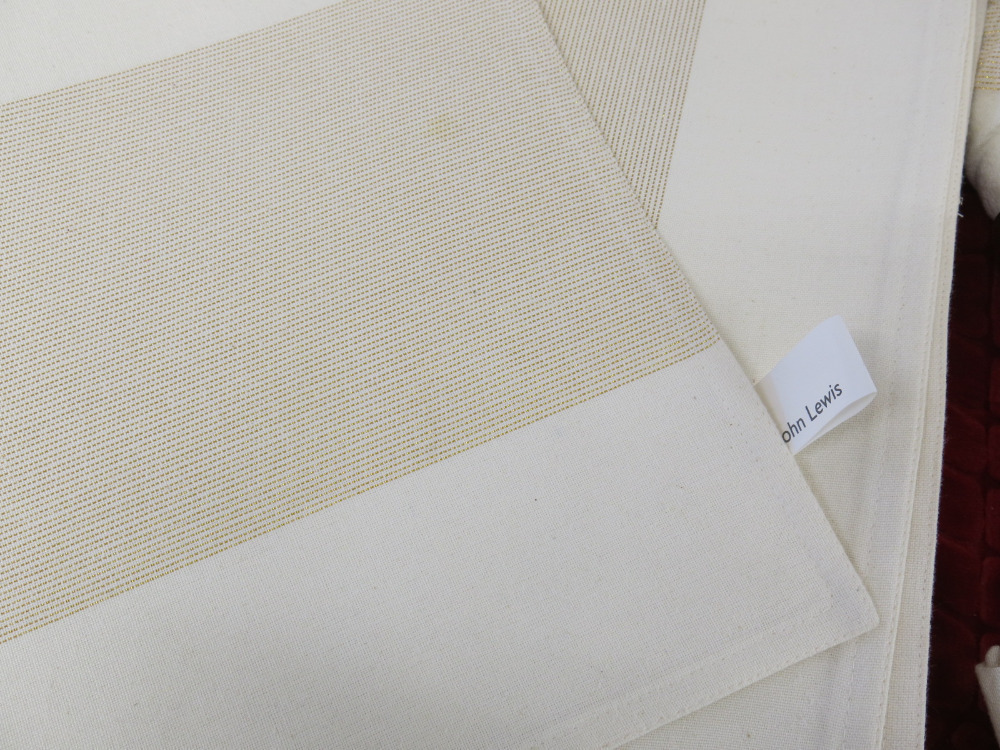 Set of John Lewis Table Dressing to Include: Set of 12 x Napkins with ...