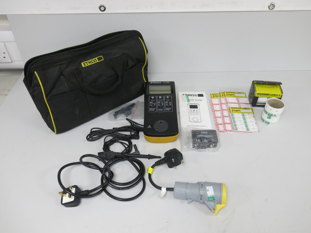 Ethos 9100 Hand Held Pat Tester. Comes with Operating Instructions ...