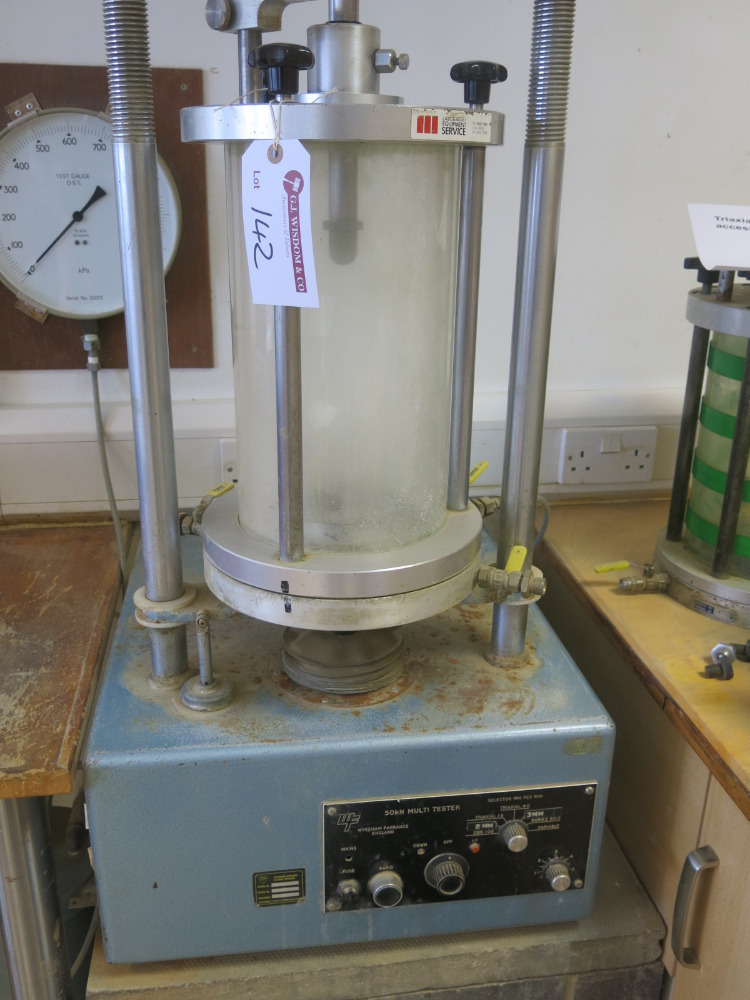 Wykham & Farrance 50Kn Multi Tester, Triaxle Load Frame with Variable ...