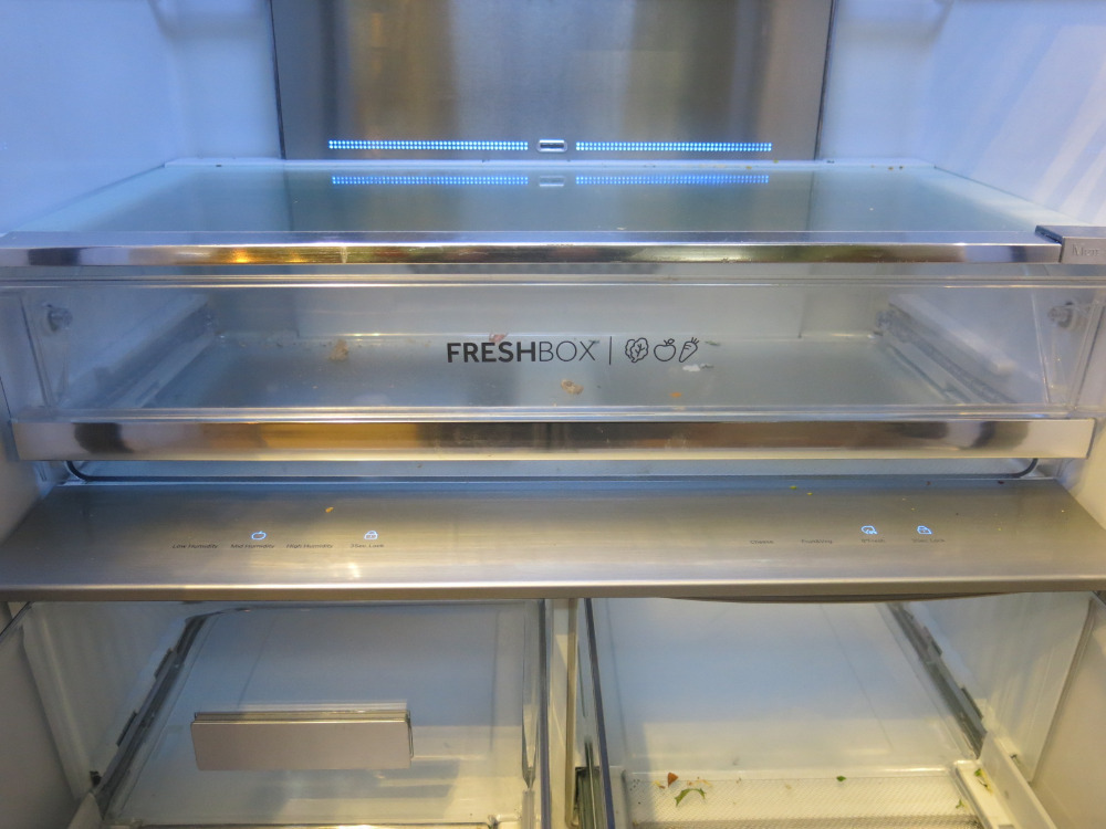 Haier Freestanding Slim American Style Fridge Freezer, Model HB18FGSAAA ...