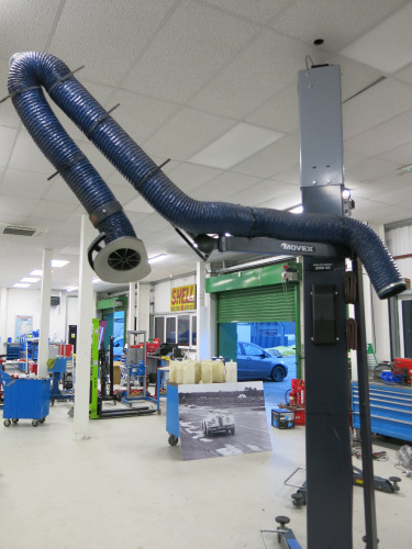 Movex Articulated Fume Extraction Arm.