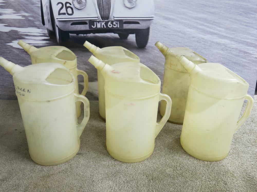 6 x 5L Workshop Plastic Fluid Container.