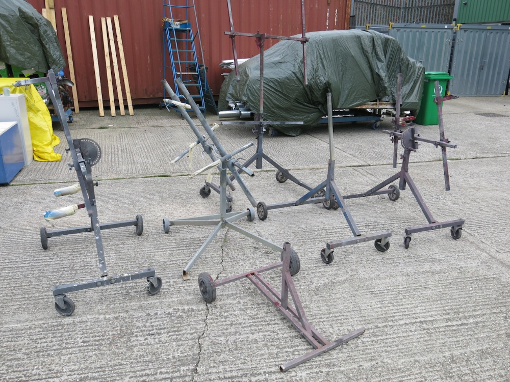 6 x Assorted Mobile Drying Racks.