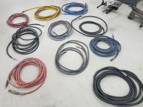 10 x Assorted Air Line Hoses.