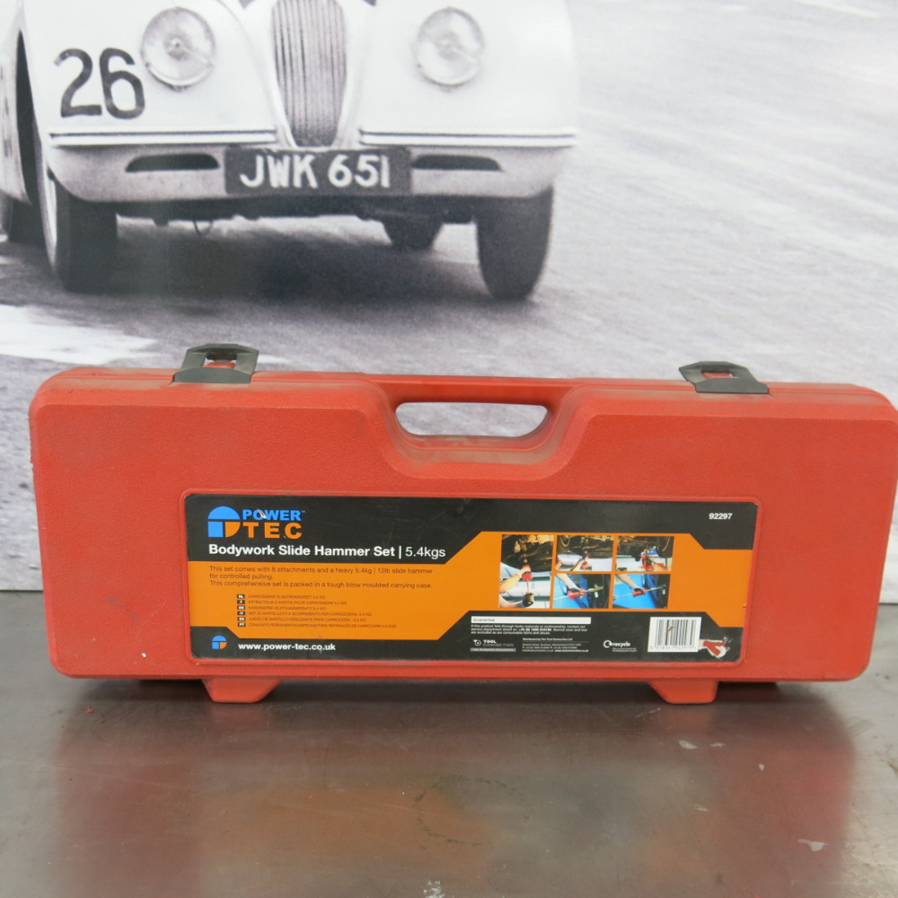 Powertec Bodywork Slide Hammer Set 5.4Kg, Model 92297. Comes in Carry ...