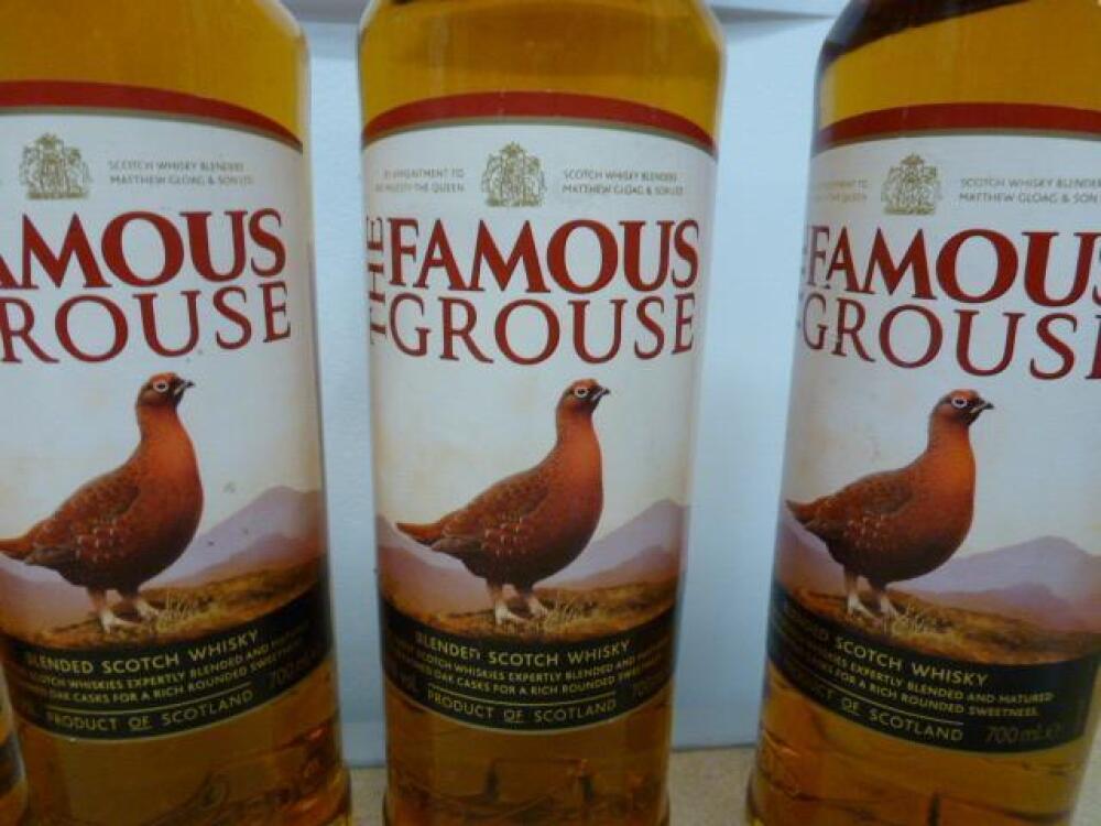 4 x The Famous Grouse Blended Scotch Whiskey 700ml