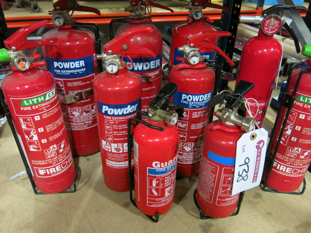 10 x Assorted Fire Extinguishers (Condition Unknown).