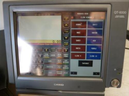 Epos System to Include: 2 x Casio QT-6000 Touchscreen Smart Terminal ...