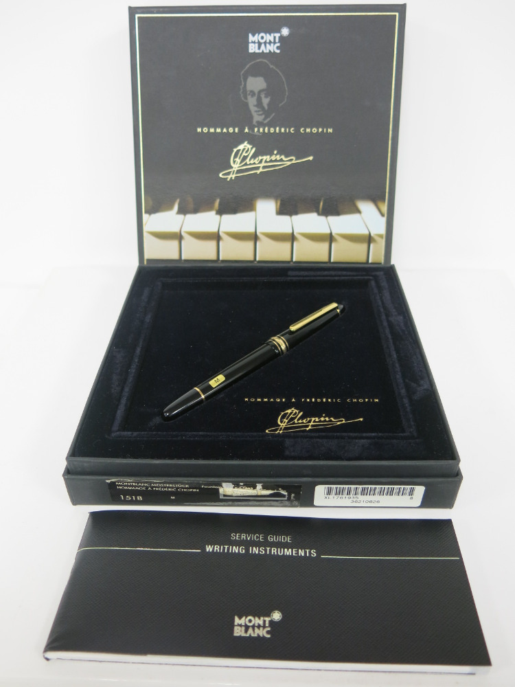 MONTBLANC Meisterstuck Homage to Frederic Chopin Special Edition ...