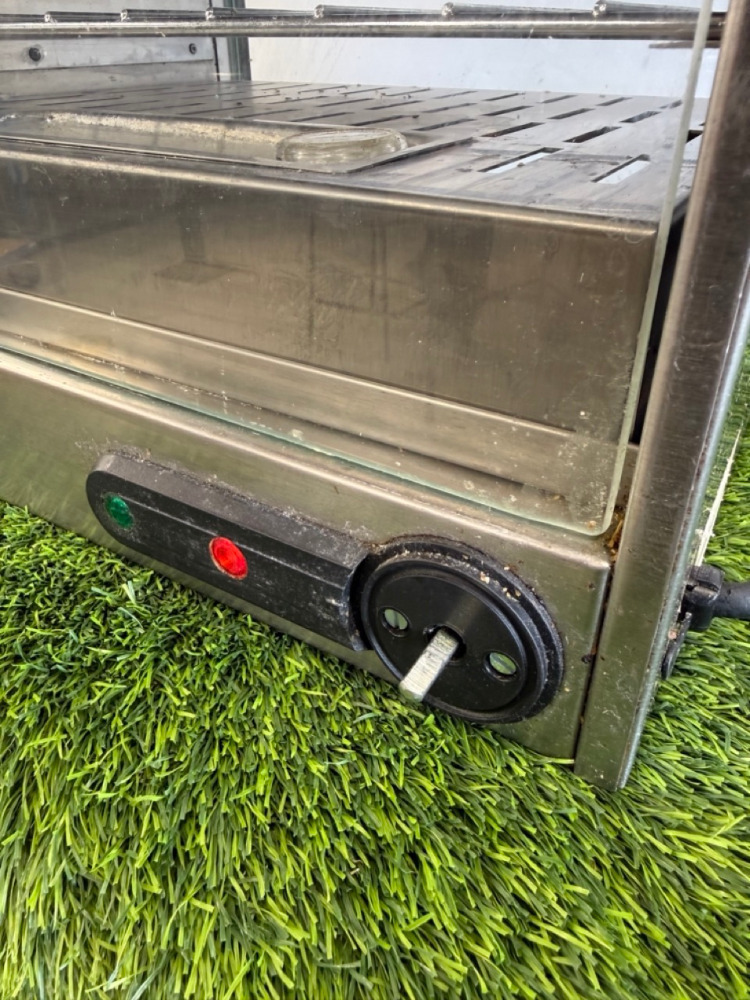 Parry Countertop Electric Heated Cabinet. Size H40 x W40 x D33cm. NOTE ...