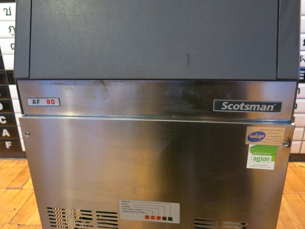Scotsman Crushed Ice Machine, Model AF80AS, S/N DD13731.Size H89 x W54 ...
