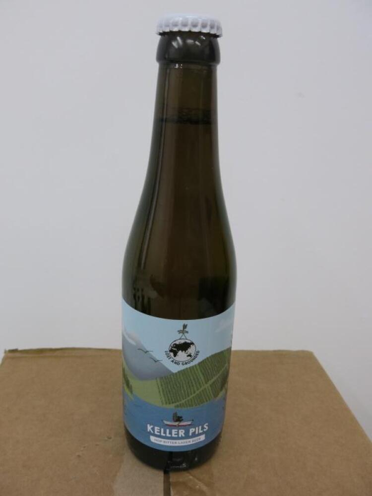 35 x 330ml Bottles of Keller Pils Hop Bitter Lager Beer. BB 09/20 11/20