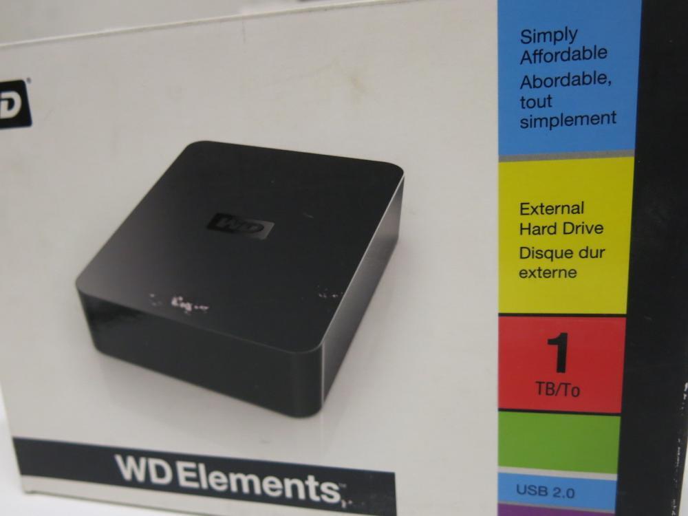 WD Model 2510G Elements 1TB External Hard Drive