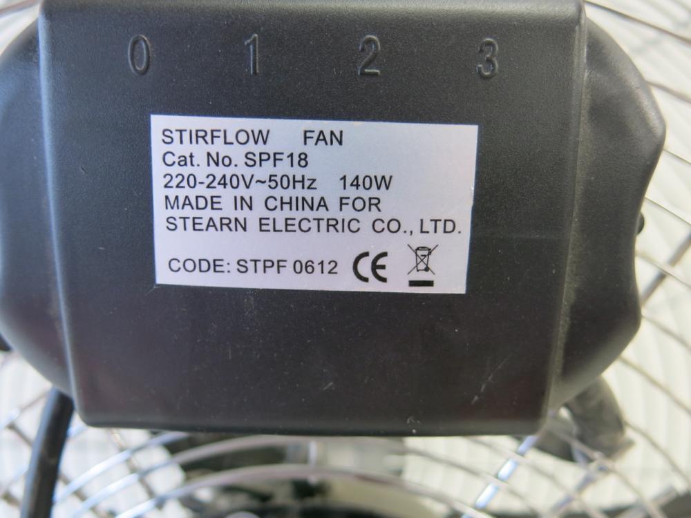 Stirflow Free Standing Fan, Height & Tilt Adjustable with 3 Speeds