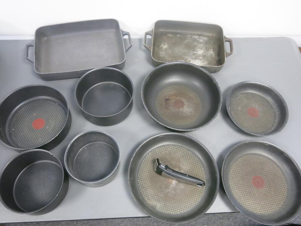 10 x Items of Tefal Ingenio Induction Cookware to Include: 1 x Cast ...