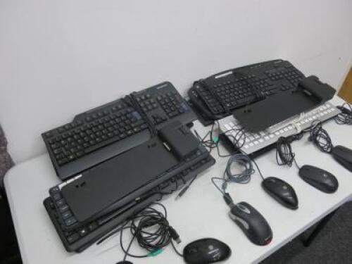 21 x Assorted Docking Stations, Keyboards & Mouse's to Include: 11 x ...