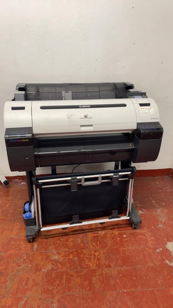 Canon image PROGRAF Large Format Color Printer, Model Ipf670, S/n 11416 ...