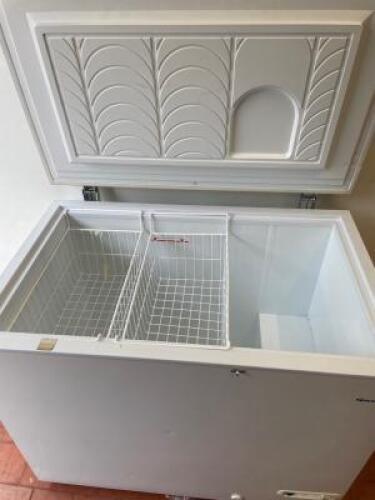 Gram Chest Freezer with Stainless Steel Top on Wheels, Model CF35S ...